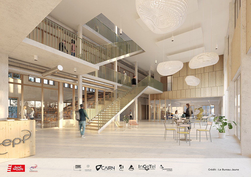 L’EPF Engineering School dévoile les premières images de son futur campus à Saint-Nazaire | EPF